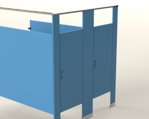 Solid Plastic (HDPE) Partitions | Midwest Equipment Inc.